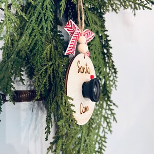 3D Santa Cam Ornament With REAL Lens North Pole Elf Spy Christmas Good ...