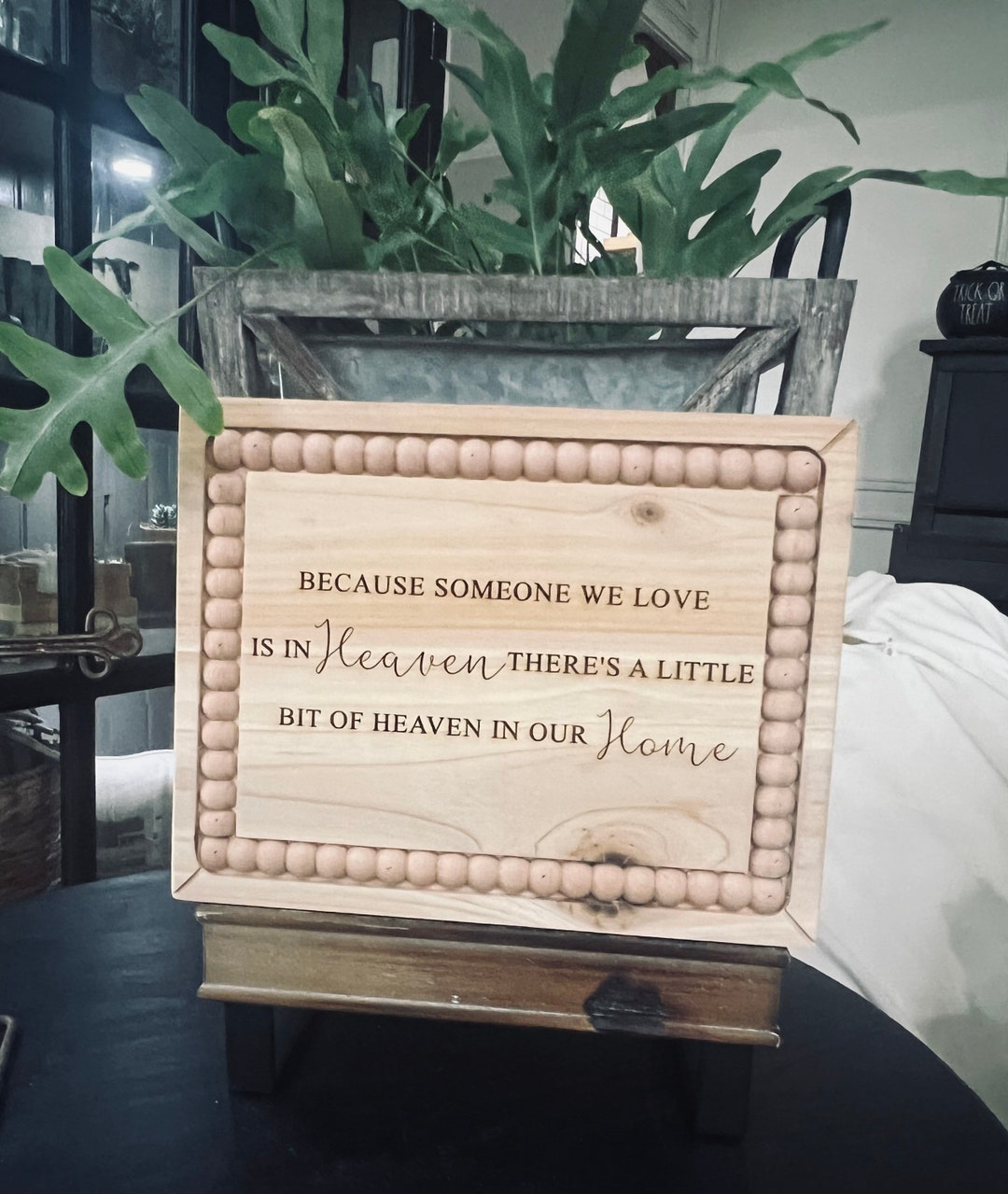 Heaven in Our Home Sign 8x10 Loss of Loved One Memorial Memory ...