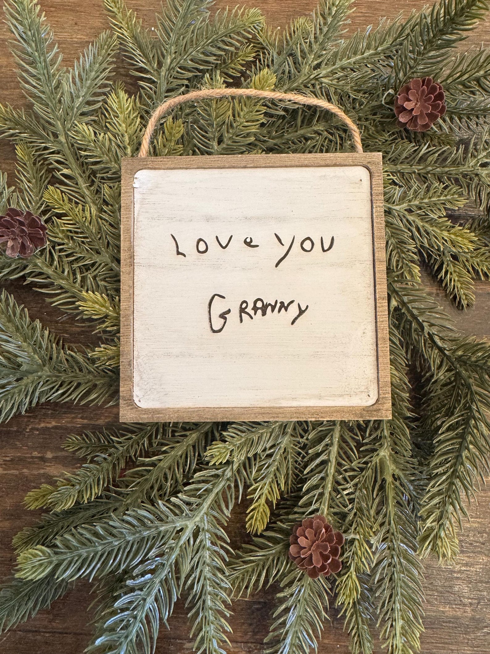 Laser Engraved Handwritten Recipe Sign: Custom Wood Artwork - Etsy
