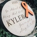 Cancer Ribbon Ring the Bell Chemo Ornament Personalized Engraved Custom ...