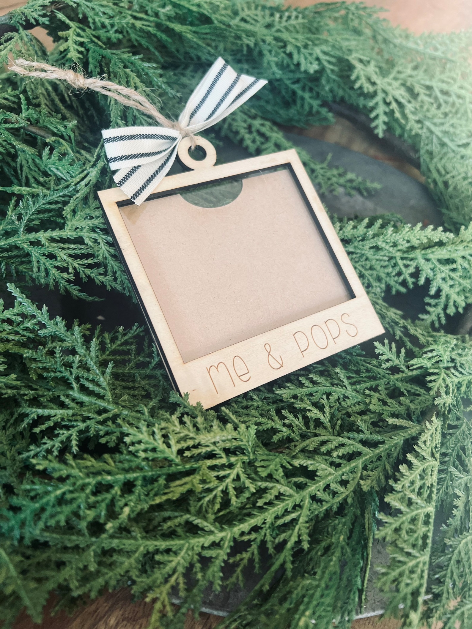 Handwriting Made to Order Custom Picture Frame Ornaments - Etsy