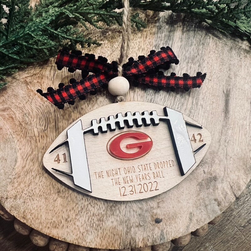 Uga Christmas Ornament - Etsy
