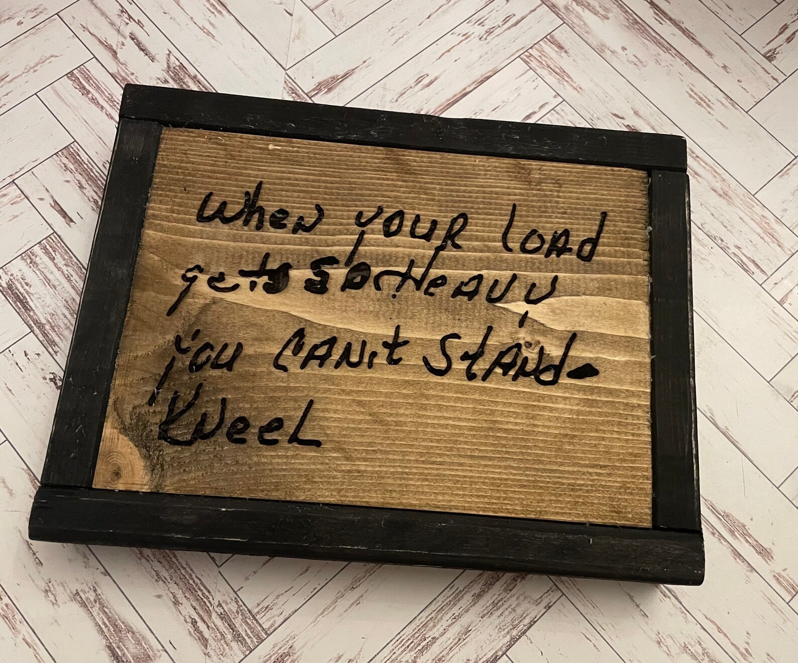 Custom Handwritten Wooden Block Signs Laser Engraved Memory of - Etsy UK