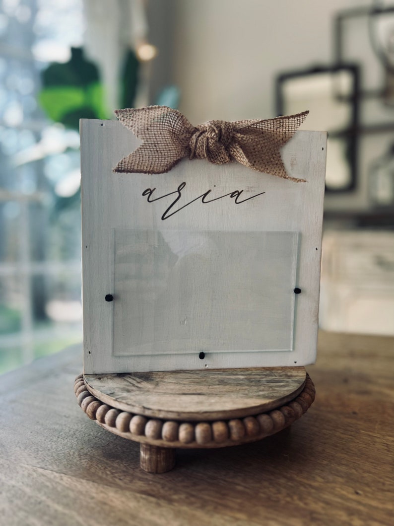 YOUR Laser Engraved Handwritten Wooden Picture Frame - Etsy