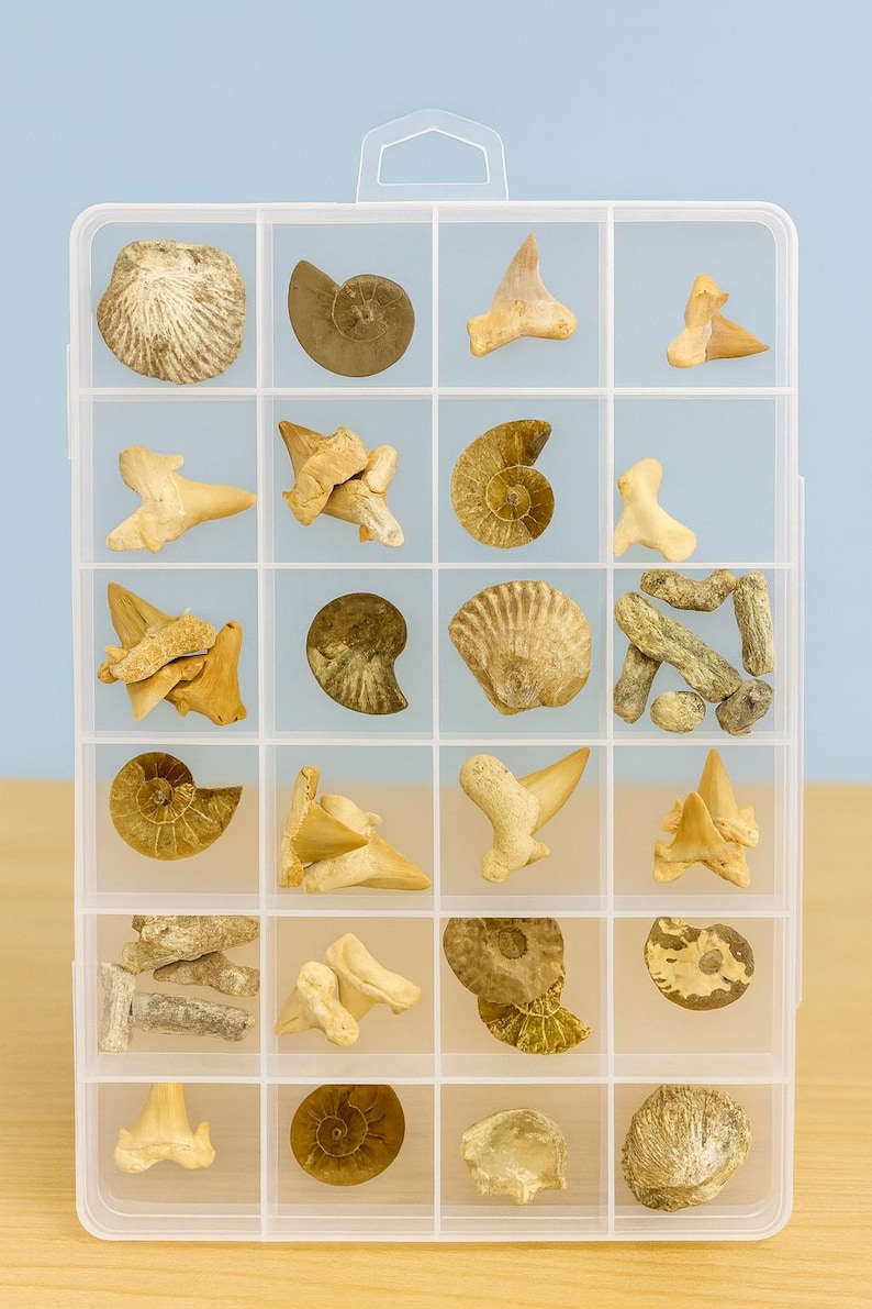 Fossil Discovery Kit: Real Fossils for Kids (STEM Learning ...