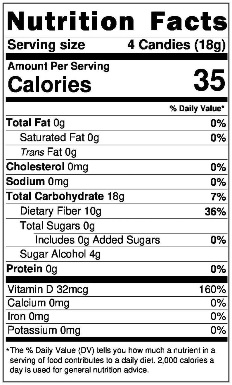 Sugar Free Mixed Fruit Hard Candy - Gluten Free, Individually Wrapped ...