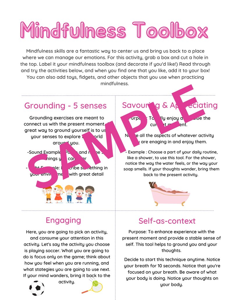 Mindfulness Toolbox - Etsy