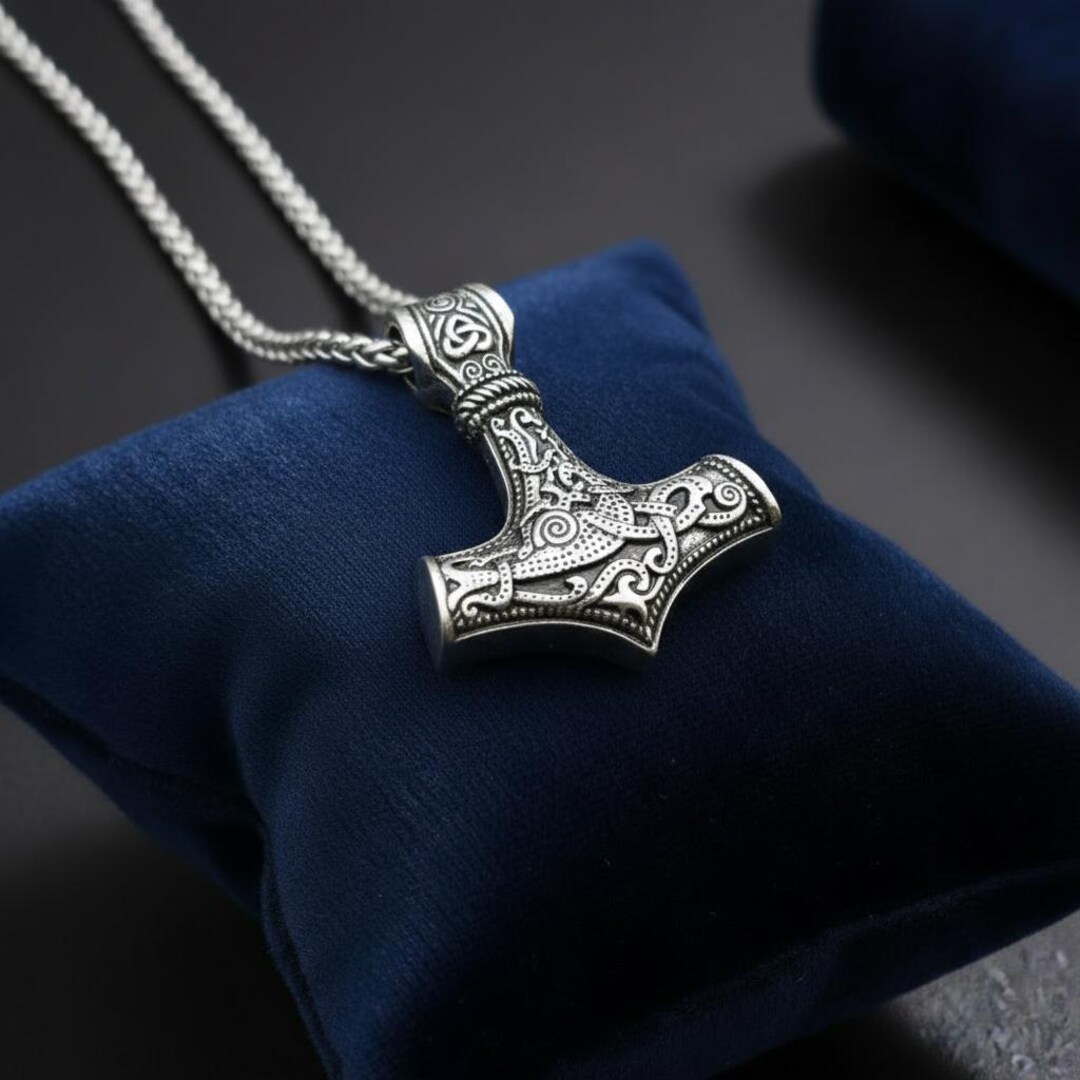 Thor Hammer Pendant, Viking Thor Hammer Pendant, Viking Hammer Charm ...