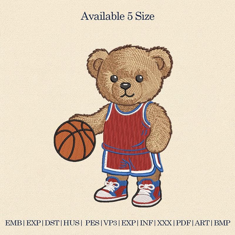 Cartoon Teddy Bear - Etsy