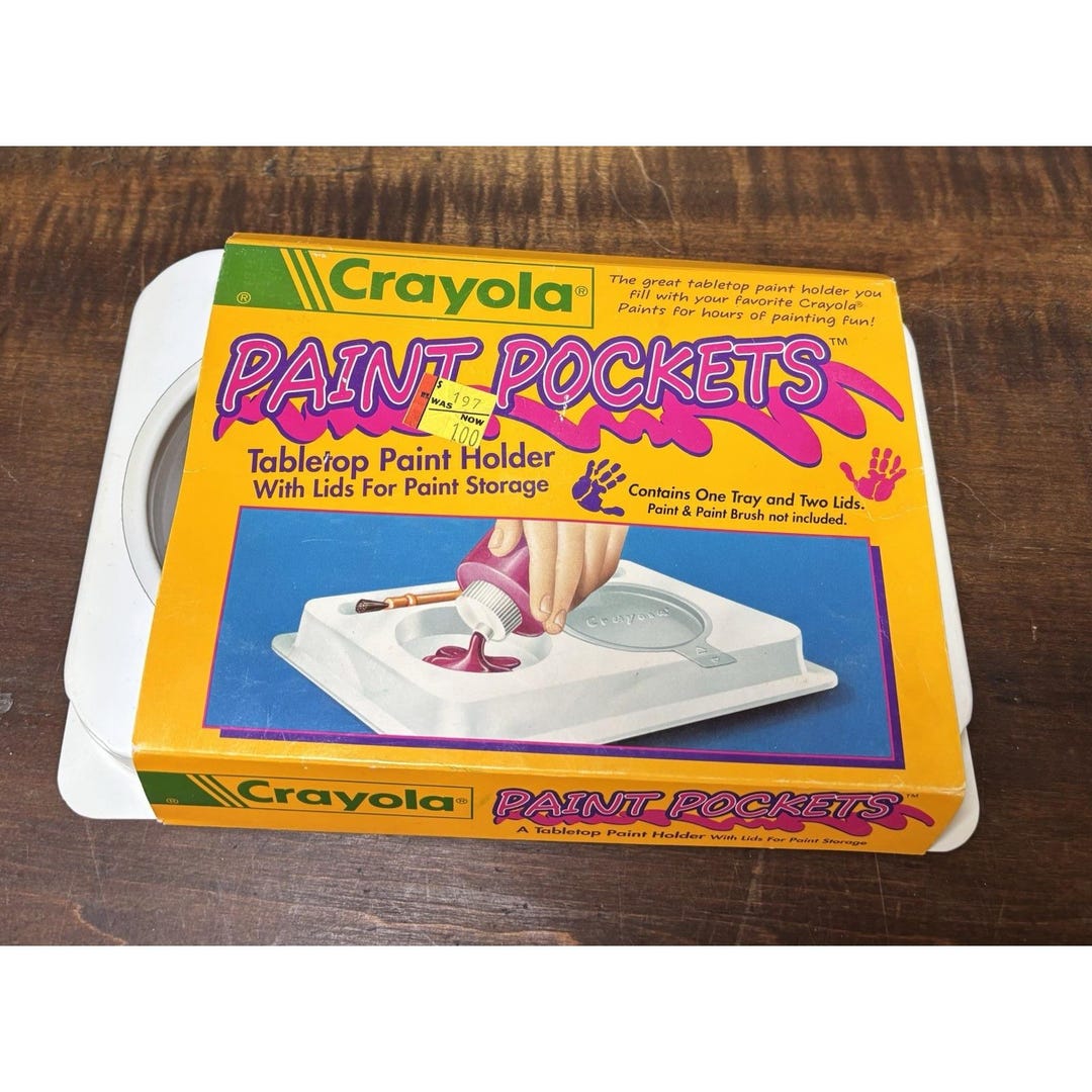 Vintage NOS Crayola Paint Pockets 1995 - Etsy