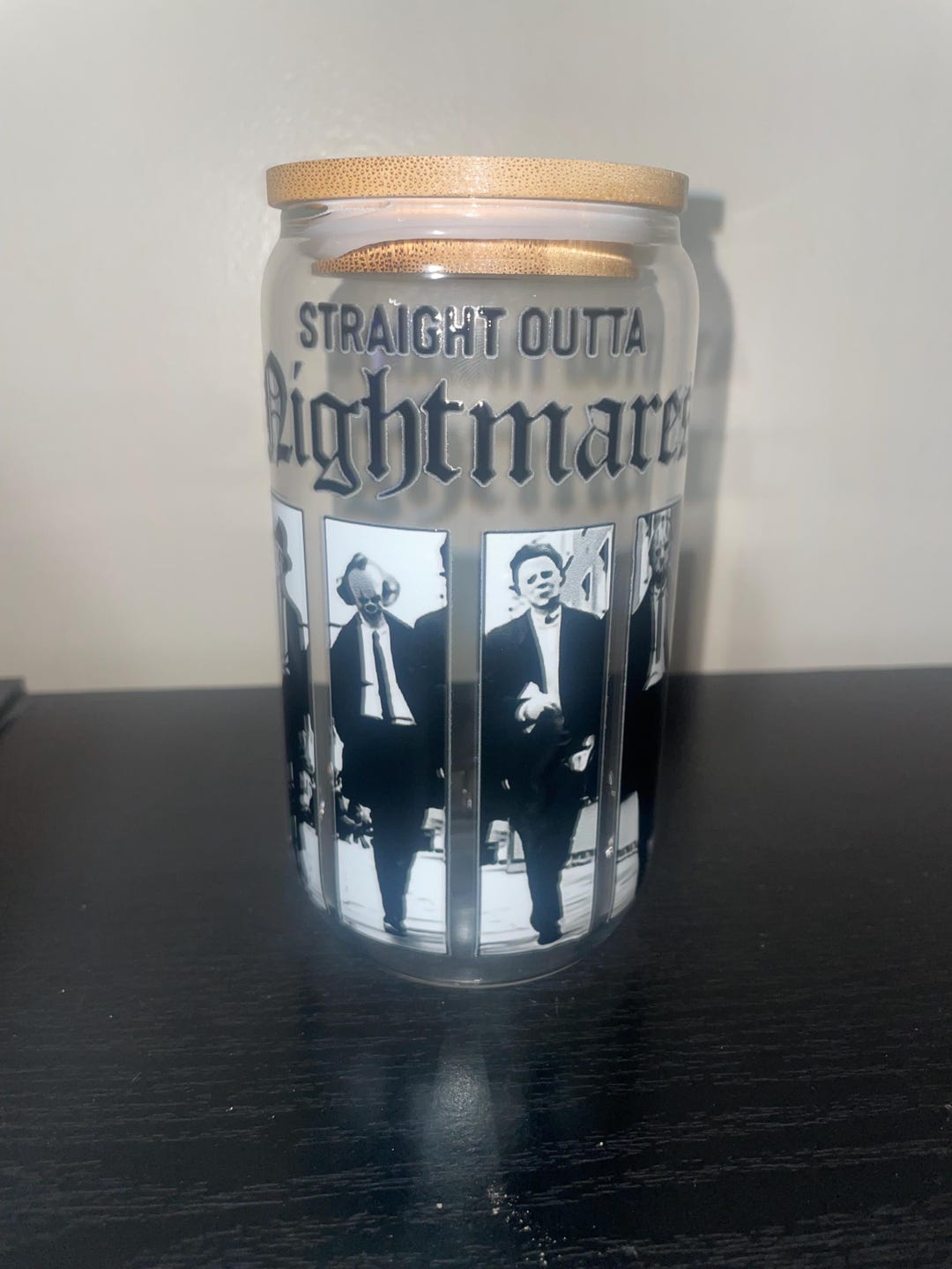 Horror Movie Themed Glass Cup! - Etsy