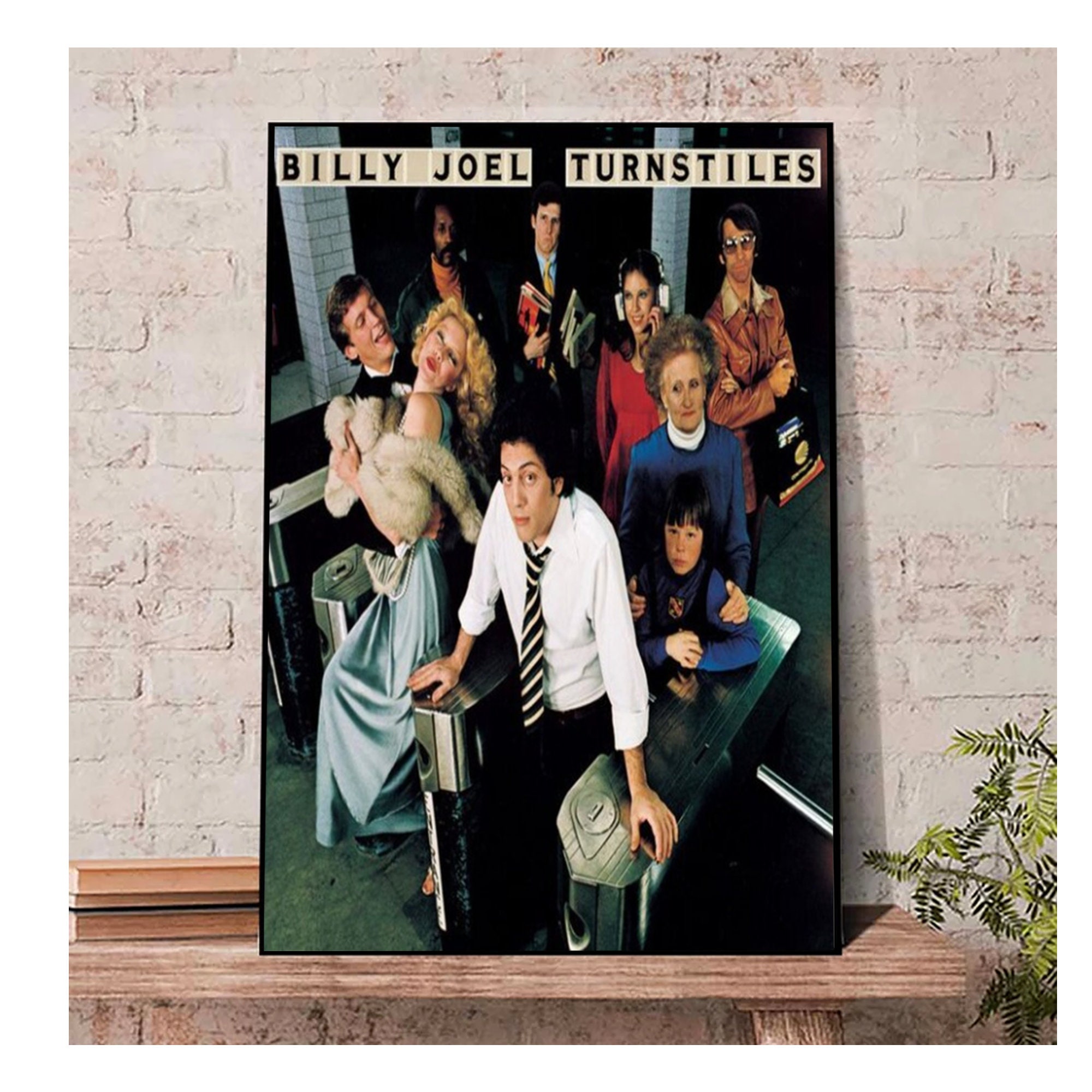 Billy Joel Poster, Billy Joel Turnstiles New Album Un Poster