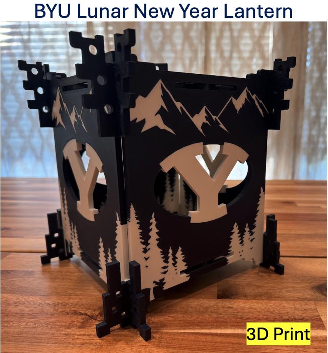 Large BYU Lunar New Year Lantern Hanging Lantern & Table Centerpiece ...