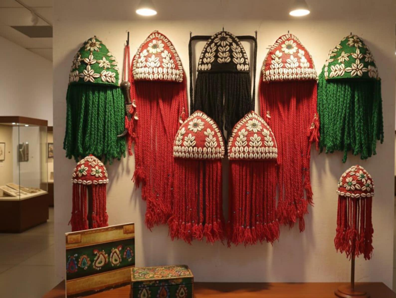 Handmade Gnawa Hat With Red Tassels | Traditional Moroccan Headdress ...