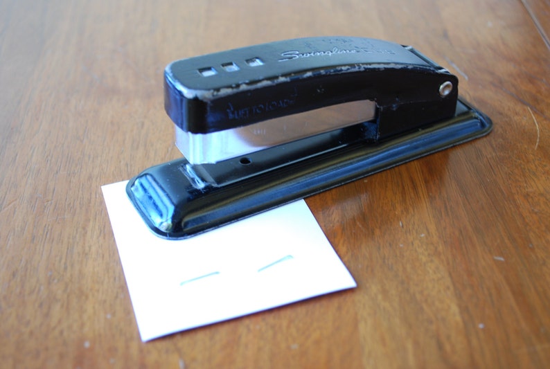 1950s Jet Black Swingline Stapler CUB - Etsy