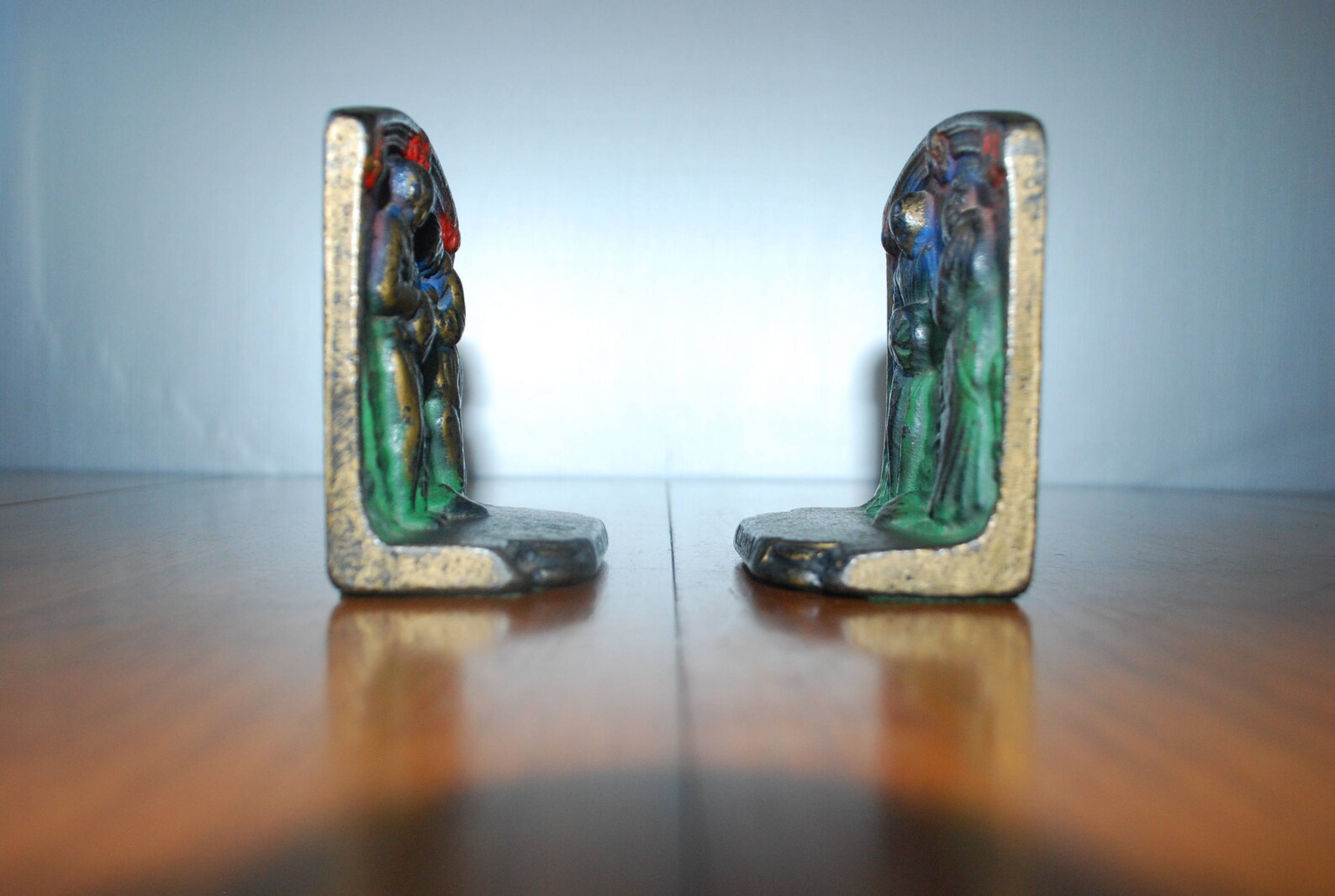 Pair of Cast Iron Bookends farmers Prayer the - Etsy