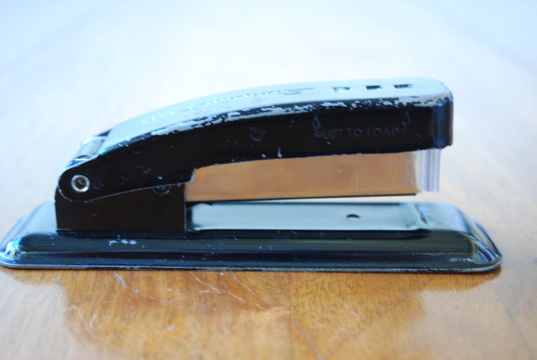 1950s Jet Black Swingline Stapler CUB - Etsy