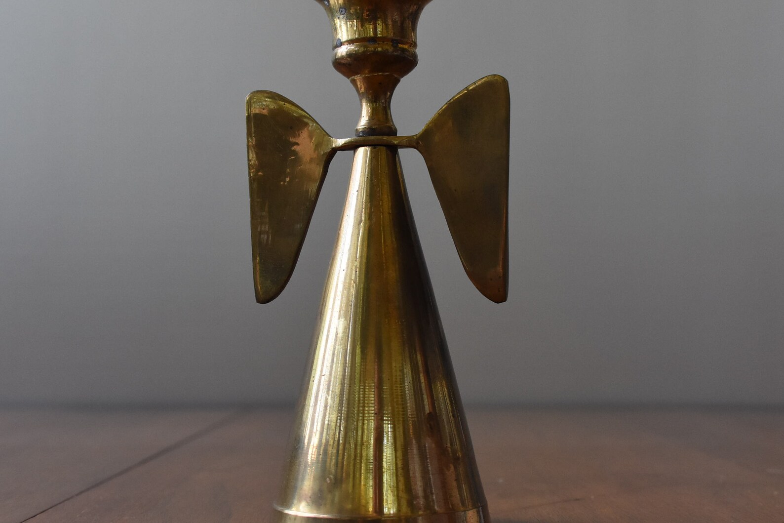 Vintage Solid Brass Angel Candleholder Minimalist Handmade - Etsy