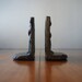 Pair of Cast Iron Bookends farmers Prayer the Angelus by Jean Frances ...