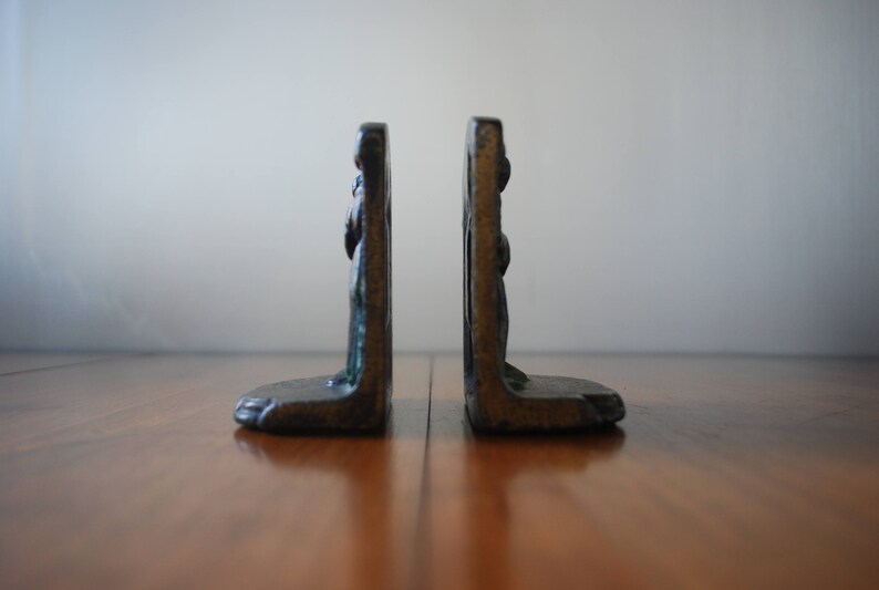 Pair of Cast Iron Bookends farmers Prayer the - Etsy