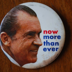 Collection of Three - Political Presidental Campaign Buttons - Nixon ...