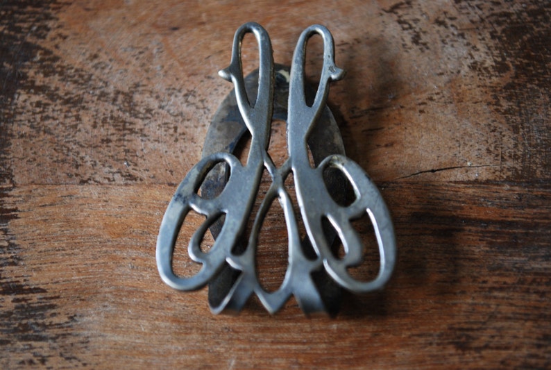 Vintage Money Clip Bill Holder Scroll Work Silverplated | Etsy