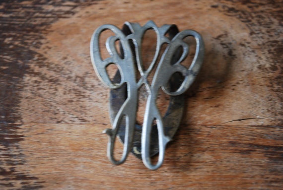 Vintage Money Clip Bill Holder Scroll Work Silverplated | Etsy