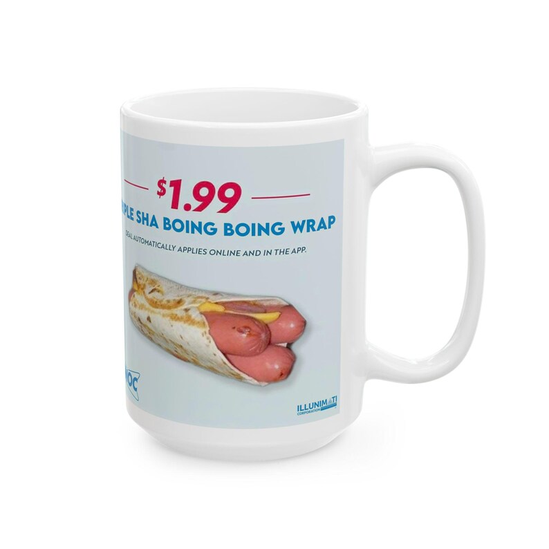 15 Oz Triple Sha Boing Boing Wrap Sonic Illuminati Mug | Funny Gift for ...