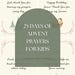 Kids Advent Prayer Cards 25 Days Printable Christian Christmas Activity ...