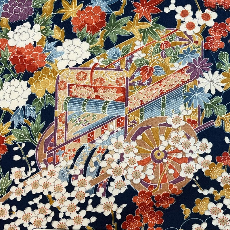 Silk Vintage Kimono Red - Etsy