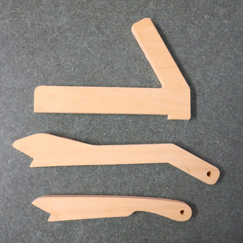 Table Saw Woodworking Push Sticks CNC Template 7 Designs (digital ...
