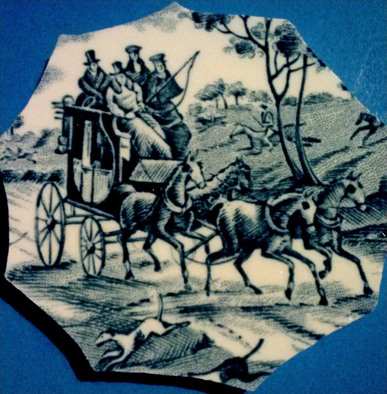 FREE SHIPPING Coaching Scenes Hunting Country Center Focal - Etsy