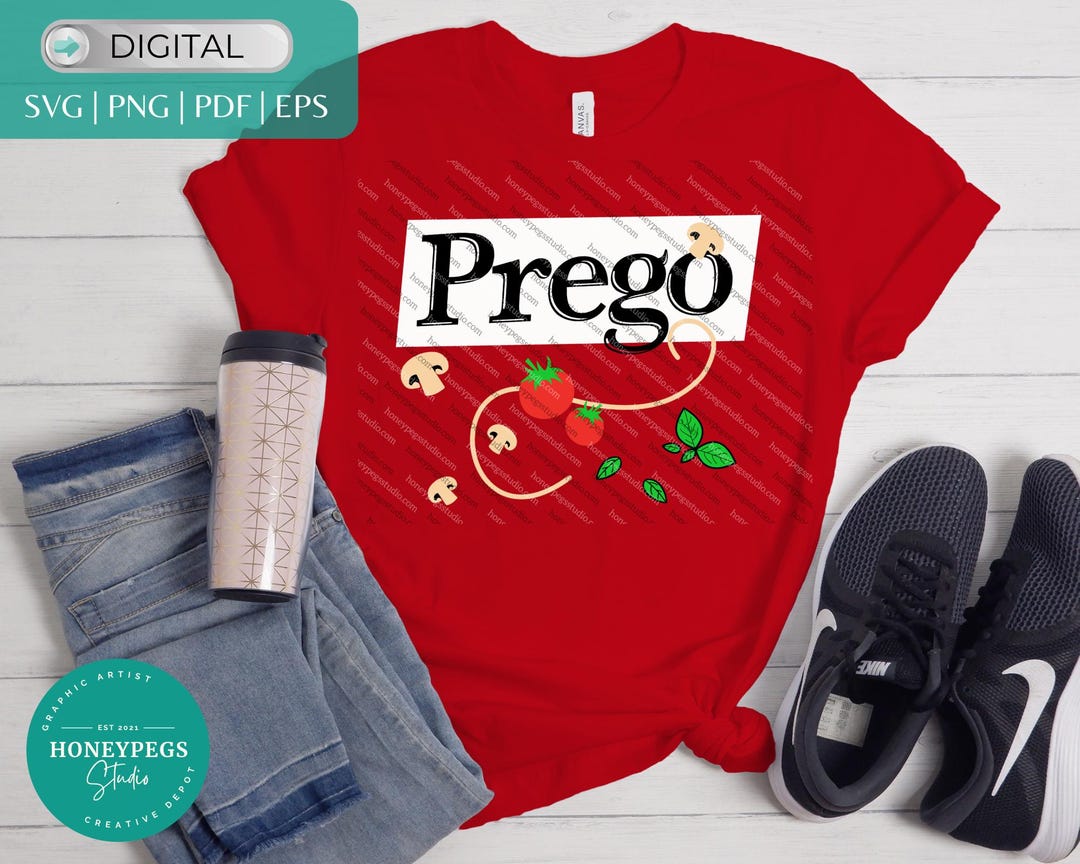 Prego Sauce Design Files Pregnant Costume Vector Pack - Etsy