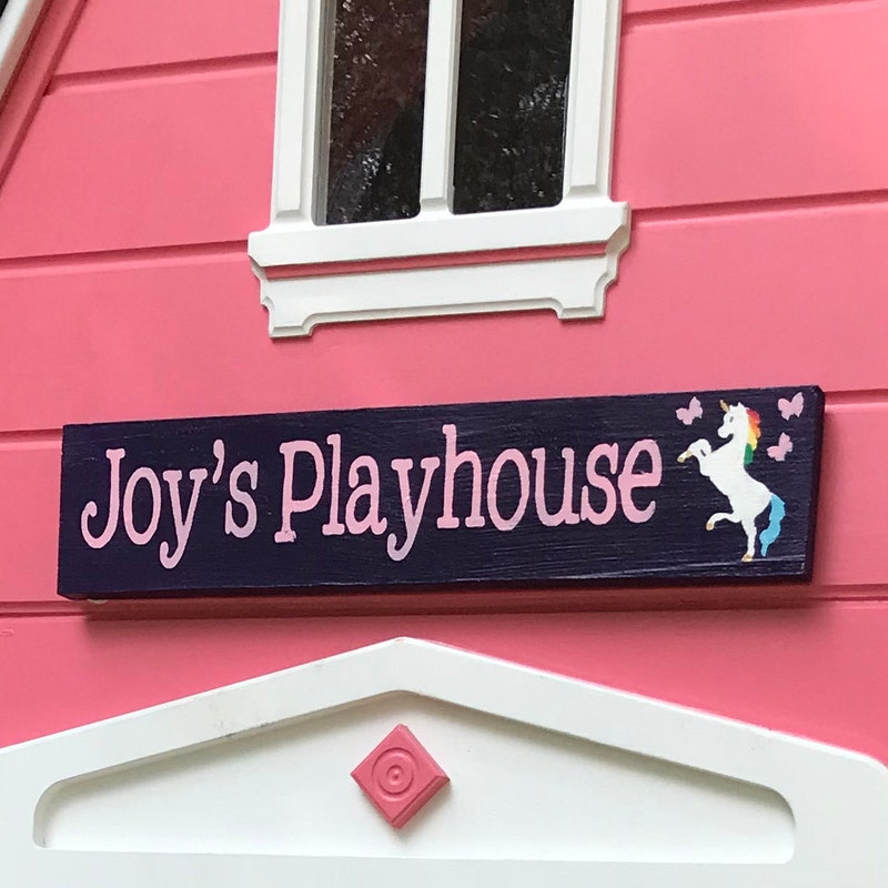 Custom Kids Play House Sign - Etsy