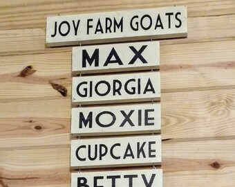 Flock Name Signs Personalized Chicken House Signs Duck | Etsy