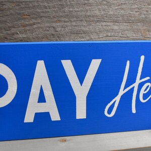 Pay Here Sign | Register Signage for Restaraunt and More - Etsy