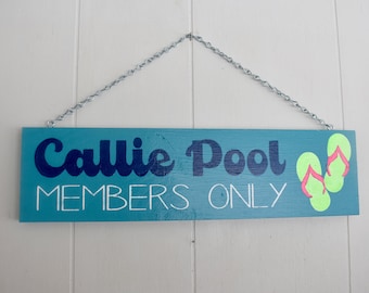 Swimming Pool Signage - Etsy