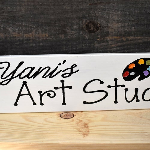Personalized Art Studio Sign Artist Gift Custom Art - Etsy