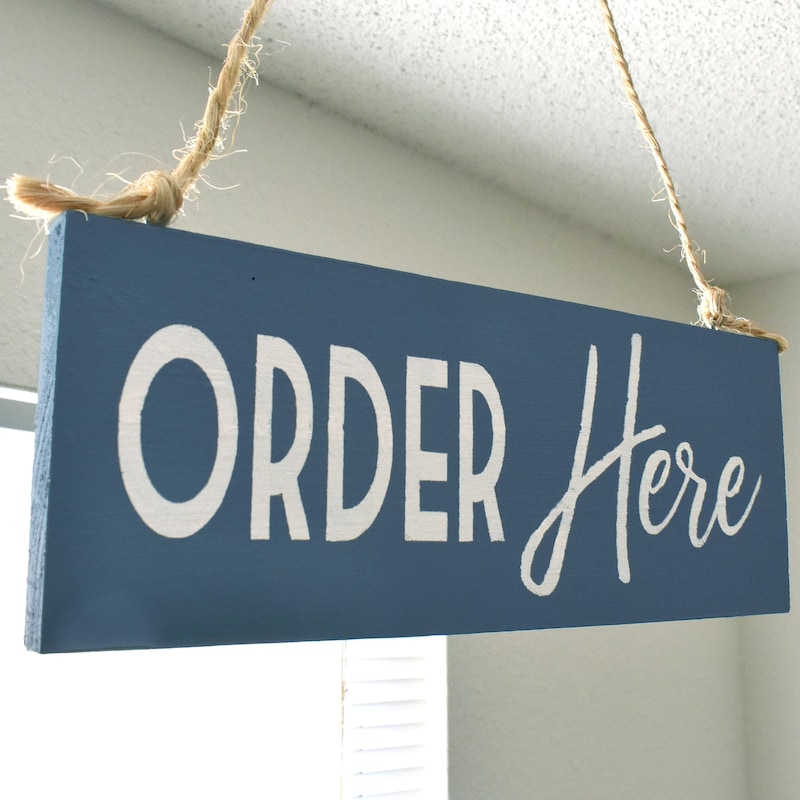 Hanging Shop Sign - Etsy