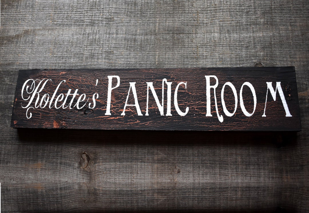 Personalized Wine Cellar Panic Room Sign | Diva Den or Babe Cave - Etsy