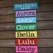 Chicken Name Signs Custom Coop Decor Flock or Farm Animal - Etsy