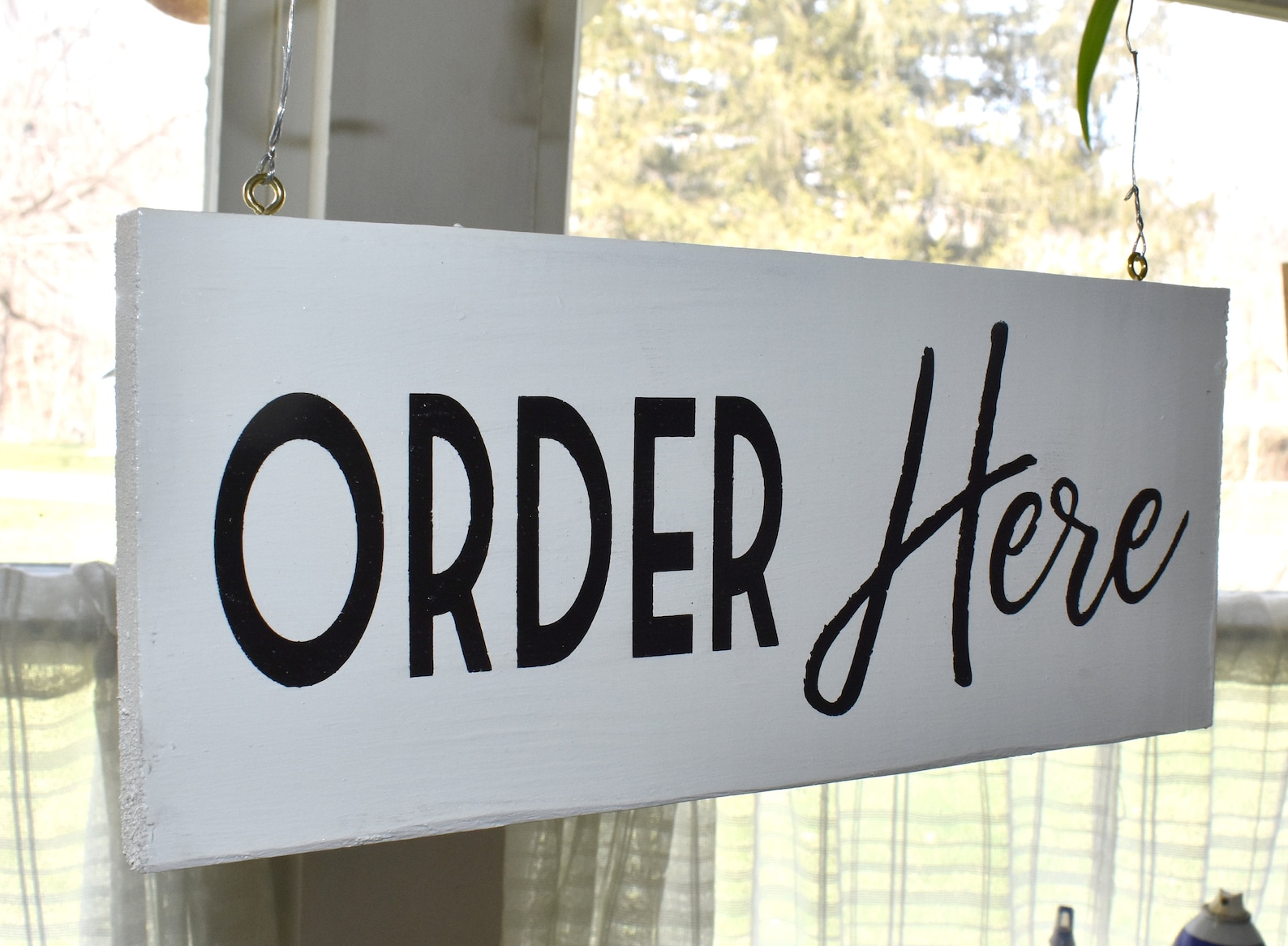 Order Here Sign Restaurant Cafe Coffee Shop Signs Overhead - Etsy