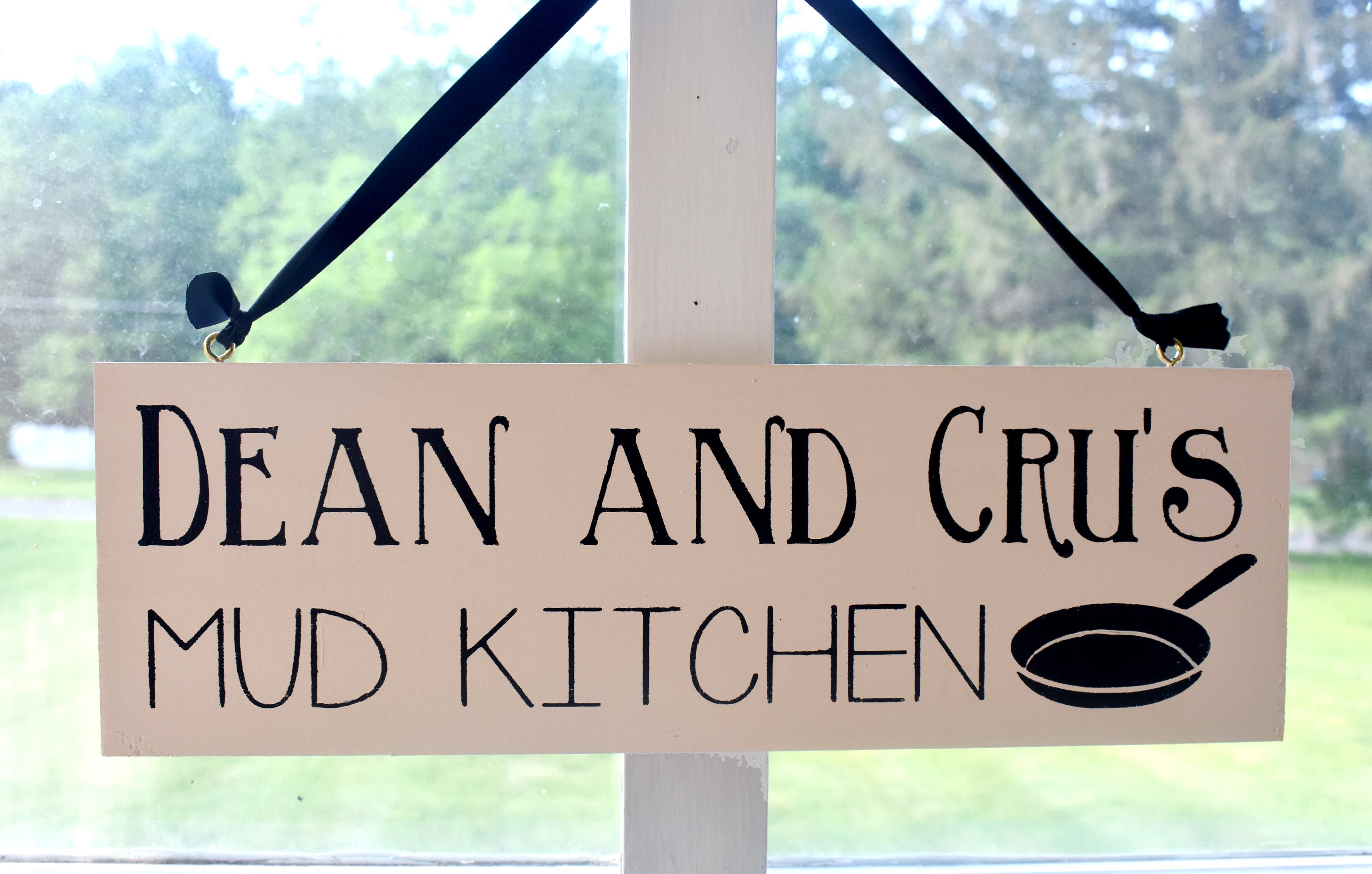 Mud Kitchen Sign Personalize for You | Choose Your Colors | Gift for ...