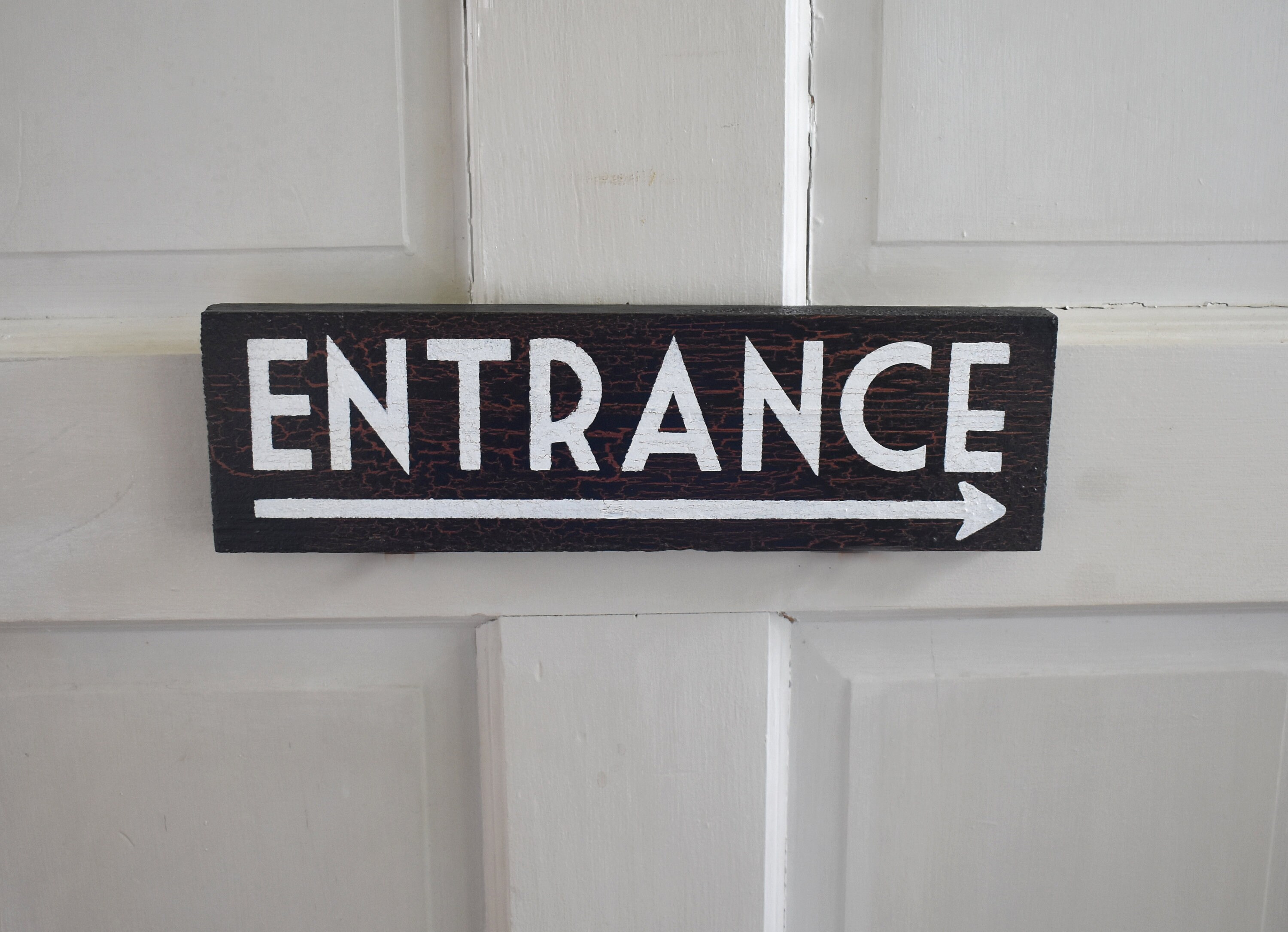 Entrance Sign Business Enter Here Signage Front Door Main - Etsy