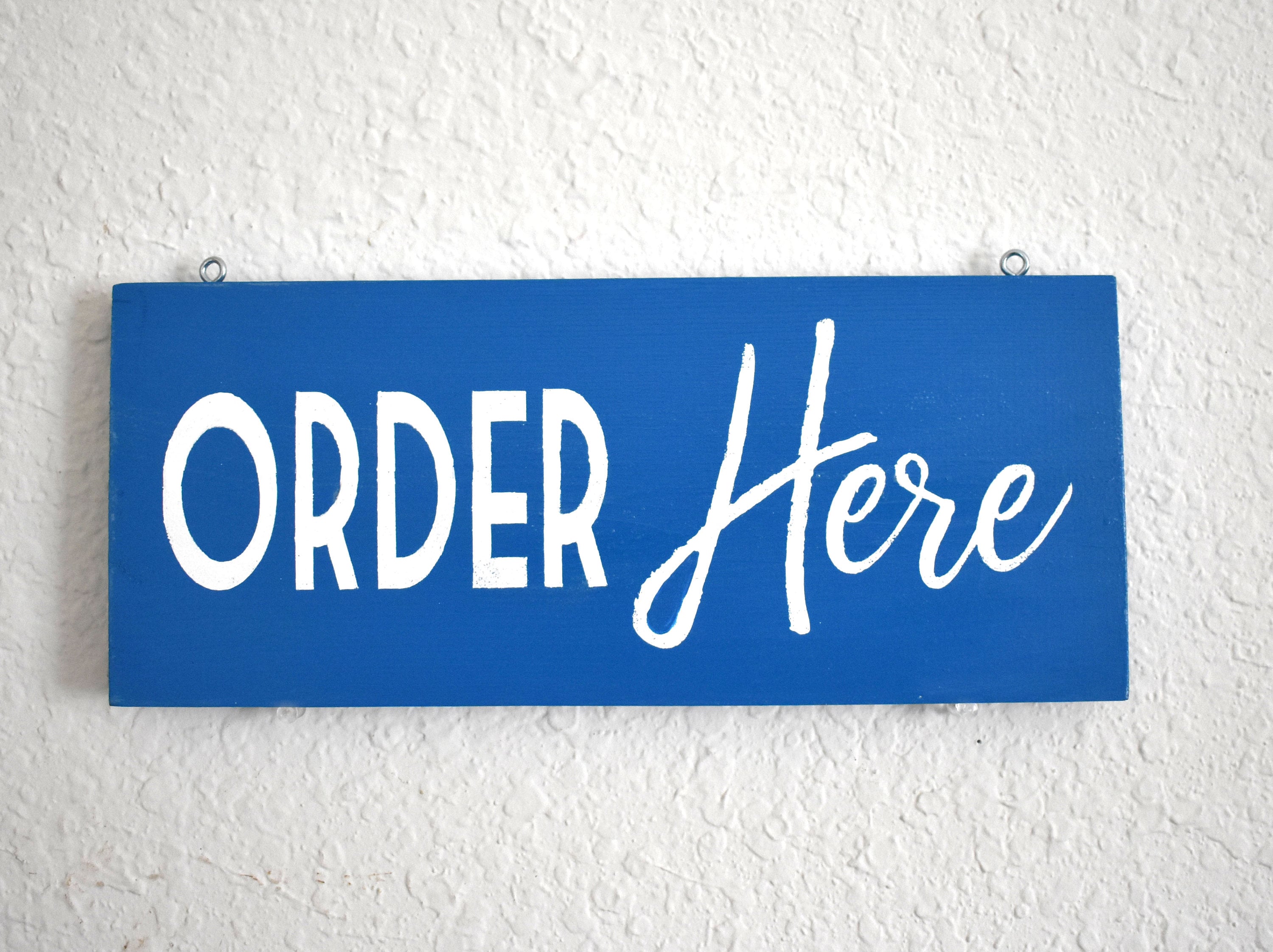 Order Here Sign Restaurant Cafe Coffee Shop Signs Overhead - Etsy Australia