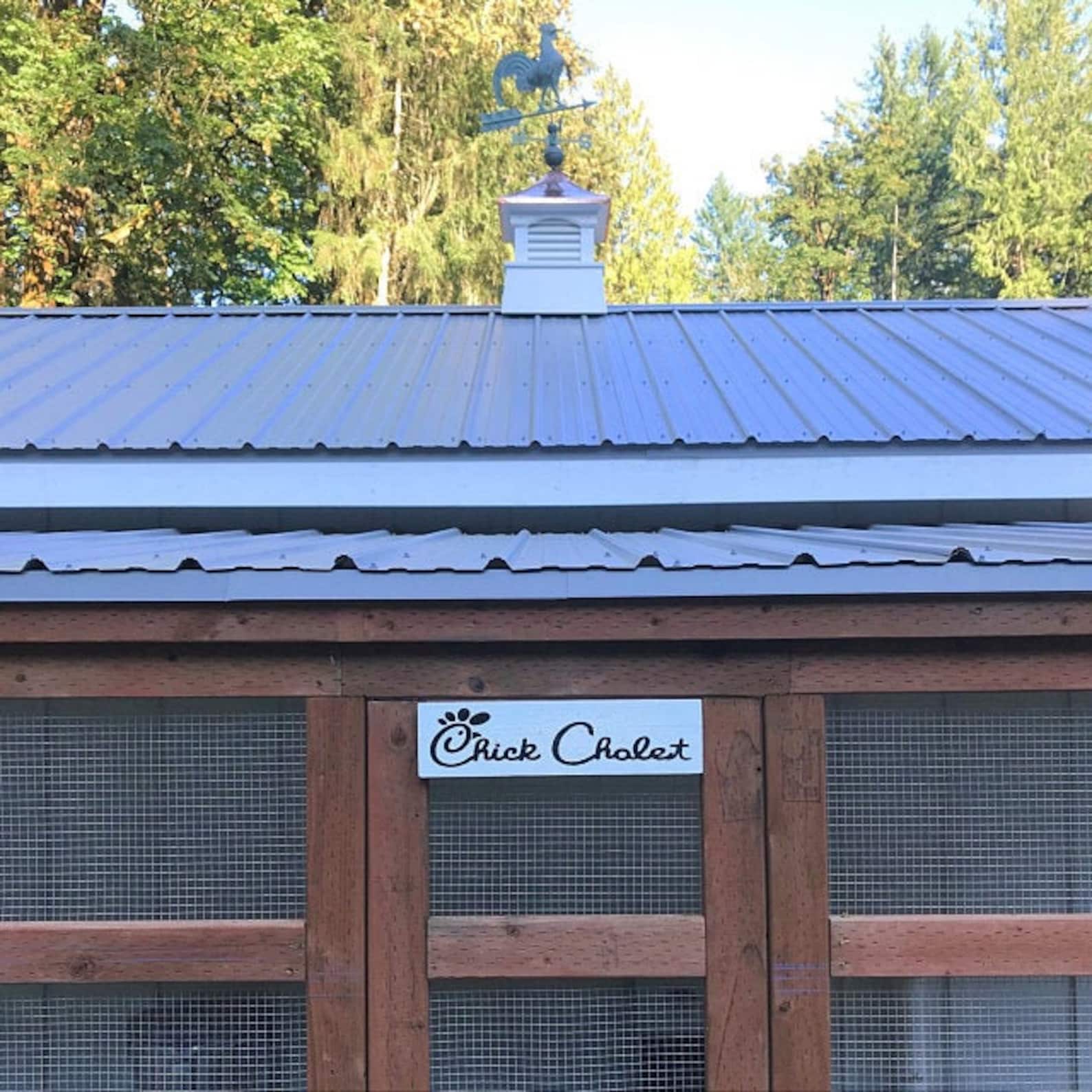 Hot Chicks Coop Sign Custom Wording Hobby Farmer Gift - Etsy