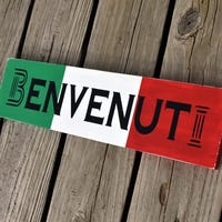 Benvenuti, Welcome Sign, Wedding Welcome Sign, Party Welcome Sign ...