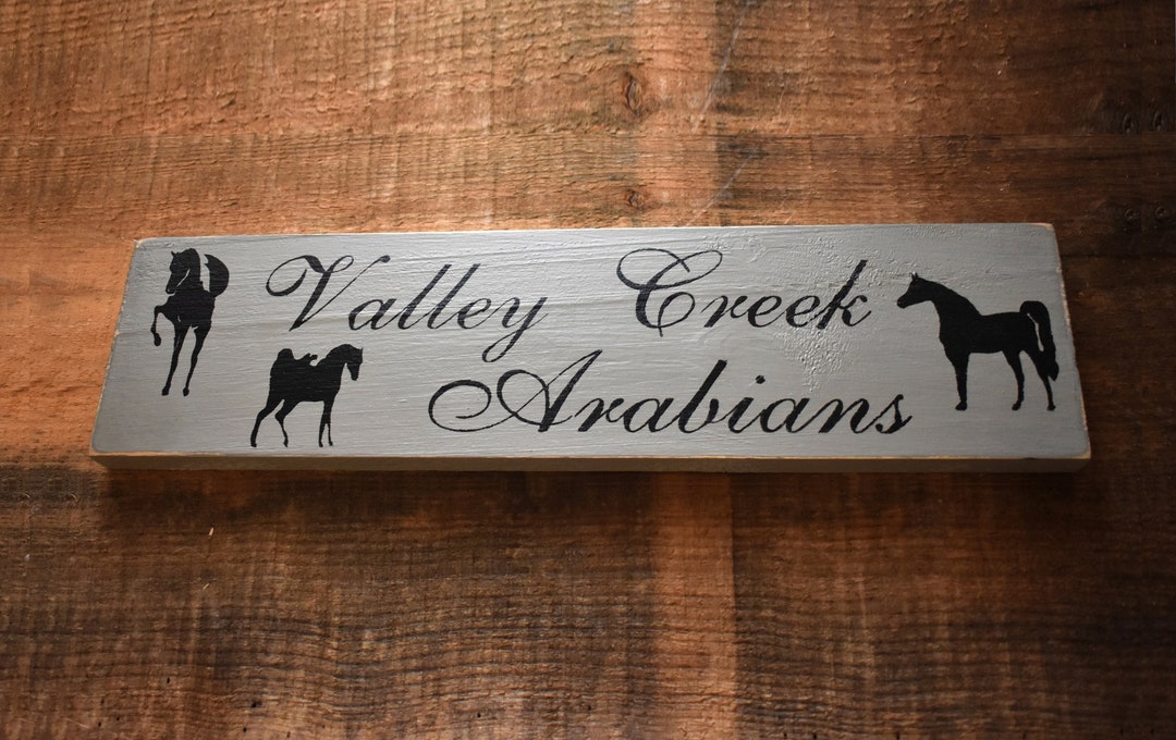 Personalized Horse Sign | Custom Goat or Stable Sign | Wooden Sign - Etsy