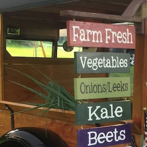 Farm Market Sign | Menu Board Signs | Custom Farmstand | Craft Fair ...