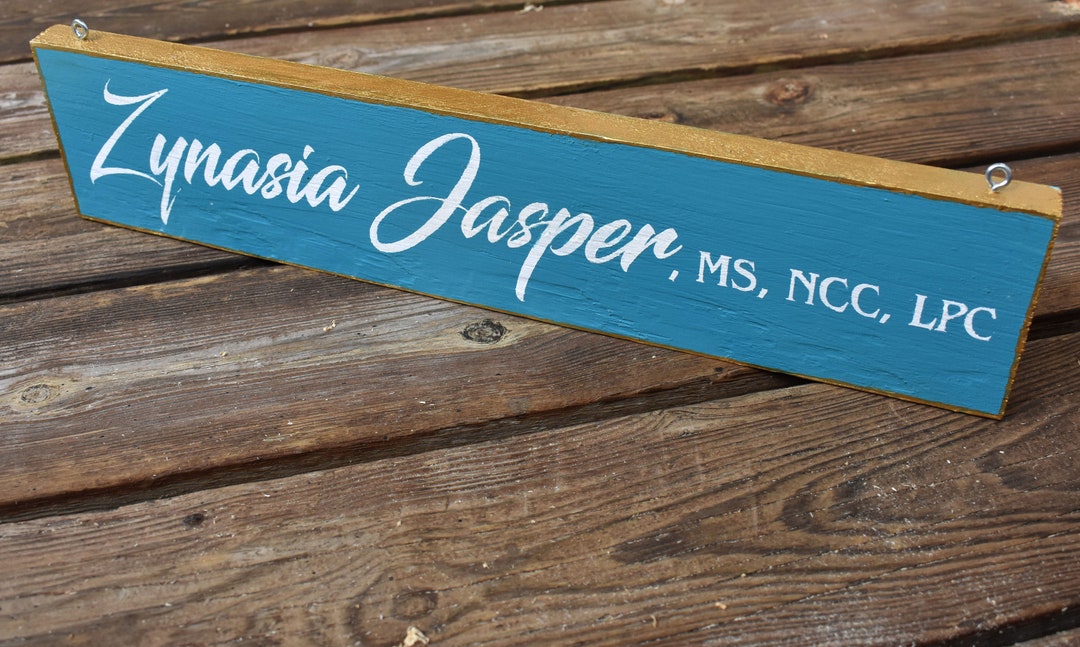 Custom Business Sign | Double Sided | Personalized Business Plaque ...